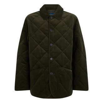 Polo Ralph Lauren Samtjacke - - Jackets - Herren - Gr&uuml;n - XL