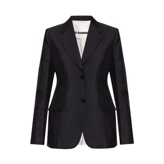Jil Sander Einreihiger Blazer - - Jackets - Damen - Blau - XS