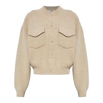 Fendi Cardigan mit Taschen - - Knitwear - Damen - Beige - XS