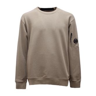 C.P. Company Diagonal Raised Fleece Crewneck Sweatshirt - - Sweatshirts & Hoodies - Herren - Gr&uuml;n - XL