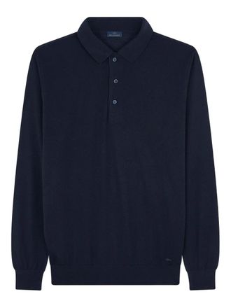 Paul & Shark polo &agrave; broderie Shark Fin - Bleu