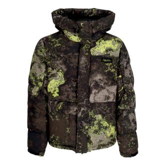 Dolly Noire Dunkle Camo Gepolsterte Jacke mit Kapuze - - Jackets - Herren - Mehrfarbig - L