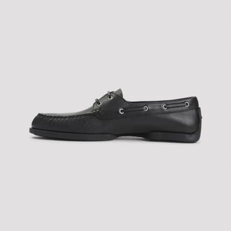 Jil Sander Loafer - Moccasin-Style Black Calf Leather Loafers - Gr. 41 (EU) - in Schwarz - f&uuml;r Damen