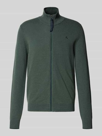 Lerros Strickjacke aus reiner Baumwolle mit Rei&szlig;verschluss