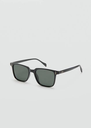 Mango Lunettes de soleil monture rectangulaire noir - Homme - Taille unique - MANGO MAN