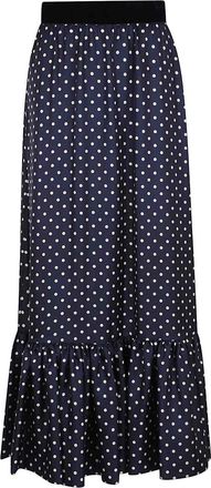 Valentino Garavani Jupe Midi - Bleu Foncé