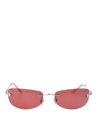 Versace Lunettes De Soleil - Argent