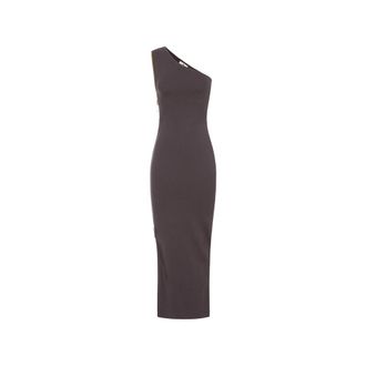 Elisabetta Franchi Red Carpet Knit Dress With Zip