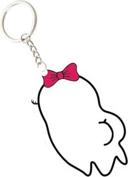 Generic Porte-clés Lonely Ghost - Porte-clés 2D en acrylique pour fête dHalloween | Porte-clés à breloques fantôme dHalloween pour femme