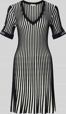 Liu Jo Minikleid mit gerippten Abschl&uuml;ssen