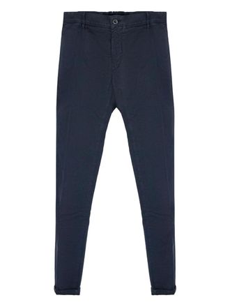 Incotex pantalon slim &agrave; design stretch - Bleu