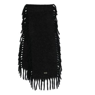 Avavav Fransenschal - - Accessories - Damen - Schwarzk - ONE SIZE