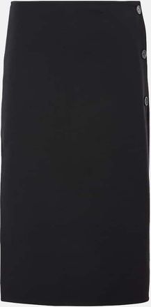 Courrèges Courrèges Midirock aus einem Wollgemisch