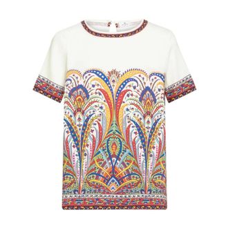 Etro Femme, Tops, Blanc, Taille: 38 FR X0800 TOP - Modèle Élégant