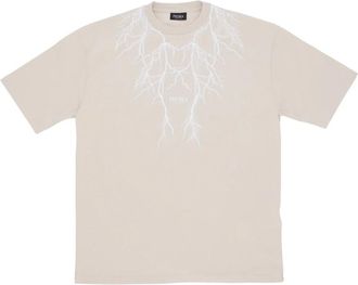 Phobia Archive Homme, Tops, Beige, Taille: XL Lightning Tee
