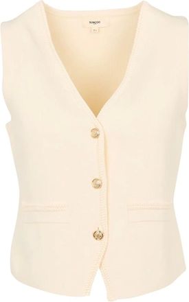 Suncoo Femme, Vestes, Beige, Taille: 38 FR Geni Gilet