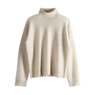 Uma Wang UMA Wang, Damen, Strickwaren, Beige, LGr&ouml;&szlig;e