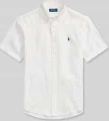 Polo Ralph Lauren Regular Fit Leinenhemd mit Button-Down-Kragen