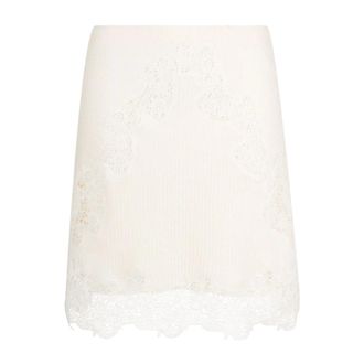 Chlo&eacute; Wei&szlig;er Rock- Wahre Gr&ouml;&szlig;e - - Skirts - Damen - Wei&szlig; - M