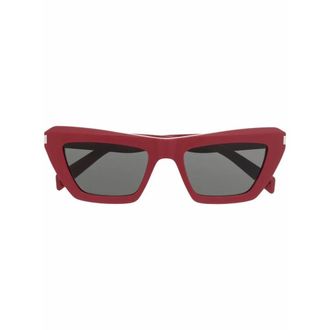 Saint Laurent Stylische Sonnenbrille - - Accessories - Damen - Rot - 52 MM