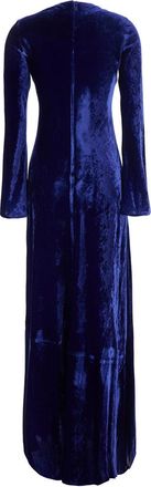 Semicouture Velvet Dress - Blue