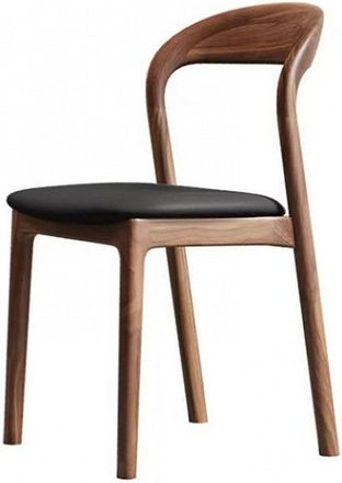 Generic Küchenstühle Massivholz robuste und stilvolle Holzstühle für Thekenhöhentische Schwarz 81 * 43 * 46cm