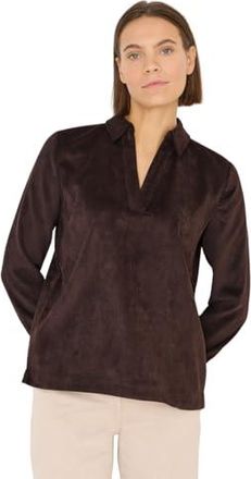 Cecil 3412345 Chemisier en Velours côtelé Doux, Marron Tartufo, XS Femmes