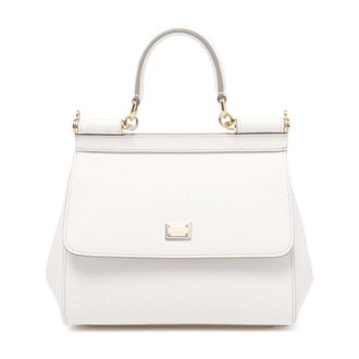 Dolce & Gabbana Sicily Medium Handtasche - - Bags - Damen - Wei&szlig; - ONE SIZE