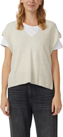 s.Oliver Pullunder aus Wollmix mit Seitenschlitz und &uuml;berschnittener Schulter