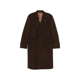 Lardini Pin-lapel Double-breasted Coat