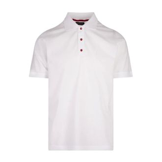 Kiton Homme, Tops, Blanc, Taille: 2XL Polo en jersey