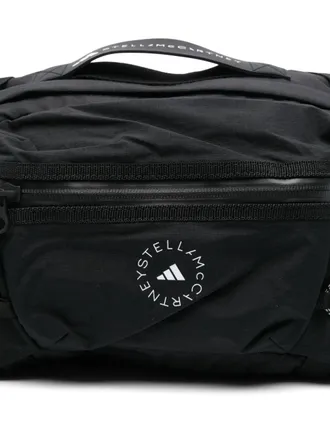 adidas by Stella McCartney Logo-Embroidered Nylon Belt Bag - Black