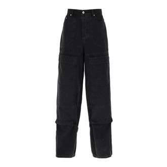 Off-white Wide Leg Cargo Hose - - Jeans - Herren - Schwarzk - W32
