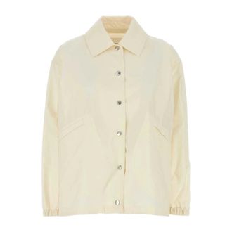 Jil Sander Ivory Baumwolljacke - - Jackets - Damen - Beige - XS