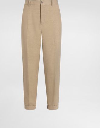 Dolce & Gabbana Hose Aus Leinen - Mann Hosen Und Shorts Beige 52