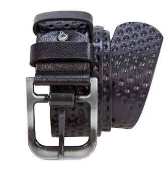 Rock Creek Herren G&uuml;rtel Lederg&uuml;rtel Casual-Style Echt Leder M&auml;nner G&uuml;rtel Leder G&uuml;rtel Jeansg&uuml;rtel Herreng&uuml;rtel G-004 Schwarz 105