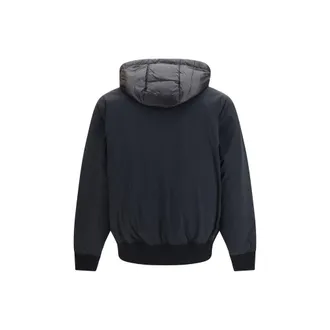 Moose Knuckles Mens Black Nylon Full-Length Jacket Clothing