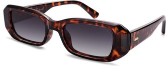 Sojos Retro Polarisierte Rechteckig Sonnenbrille Damen Herren Trendy Vintage Quadratisch Sonnerbrillen Unisex mit UV400 Schutz SJ2619