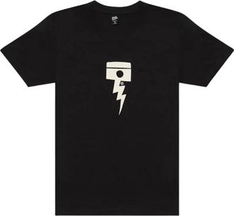 Deus Homme, Tops, Noir, Taille: S Pisstin Tee