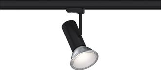 Paulmann 95408 Schienensystem ProRail3 Schienenspot Apol E27 max. 50W 230V Schwarz Schienensysteme Deckenschiene Metall, Kunststoff