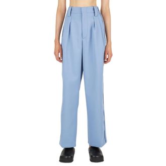 Meryll Rogge Femme, Pantalons, Bleu, Taille: 36 FR Pantalon Classique &agrave; Plis Devant