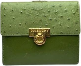 Givenchy Portefeuille Vintage Pre-owned - Femme - Pre-owned - Vert - Taille: ONE Size