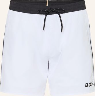 HUGO BOSS Badeshorts Starfish weiss