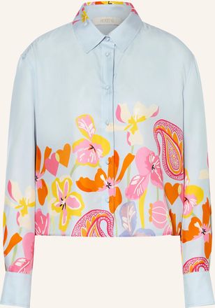 Herzen&rsquo;s Angelegenheit Herzens Hemdbluse Aus Seide blau