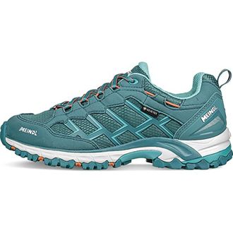 Meindl Damen Caribe Lady GTX Traillaufschuh, Smaragd/Orange, 38 EU