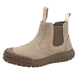 Generic Bottines de travail pour homme - Bottes de s&eacute;curit&eacute; &agrave; enfiler - R&eacute;sistantes &agrave; la perforation - Chaussures de travail populaires &agrave; semelles &eacute;paisses - 