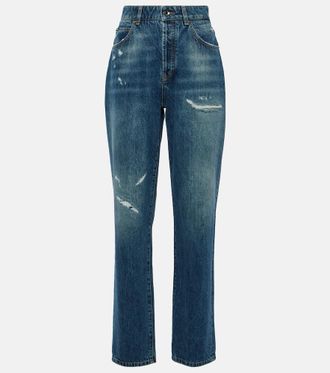 Dolce & Gabbana High-Rise Straight Jeans