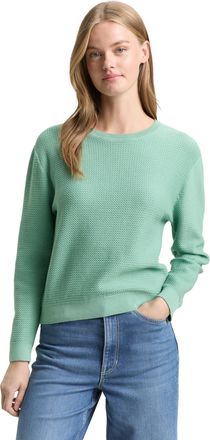 Tom Tailor Strickpullover mit Rundhalsausschnitt