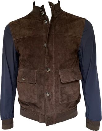 The Jack Leathers Homme, Vestes, Multicolore, Taille: 2XL Tribeca Mix.309 Veste en daim