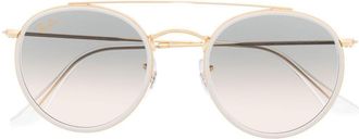 Ray-Ban RB3647N Sonnenbrille mit Doppelsteg - Gold